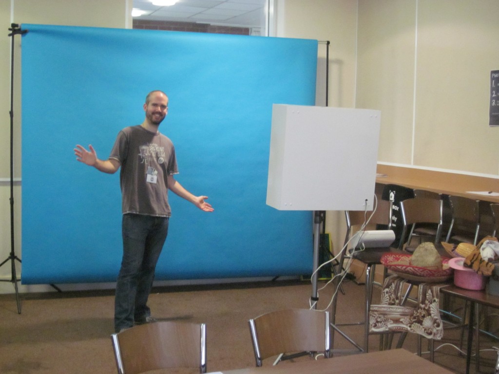 Matt, manning the Photobooth